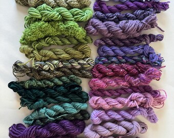 460 Yards Mini Yarn Skeins Kit, Yarn Bundle Fiber Pack, Saori Weaving ...
