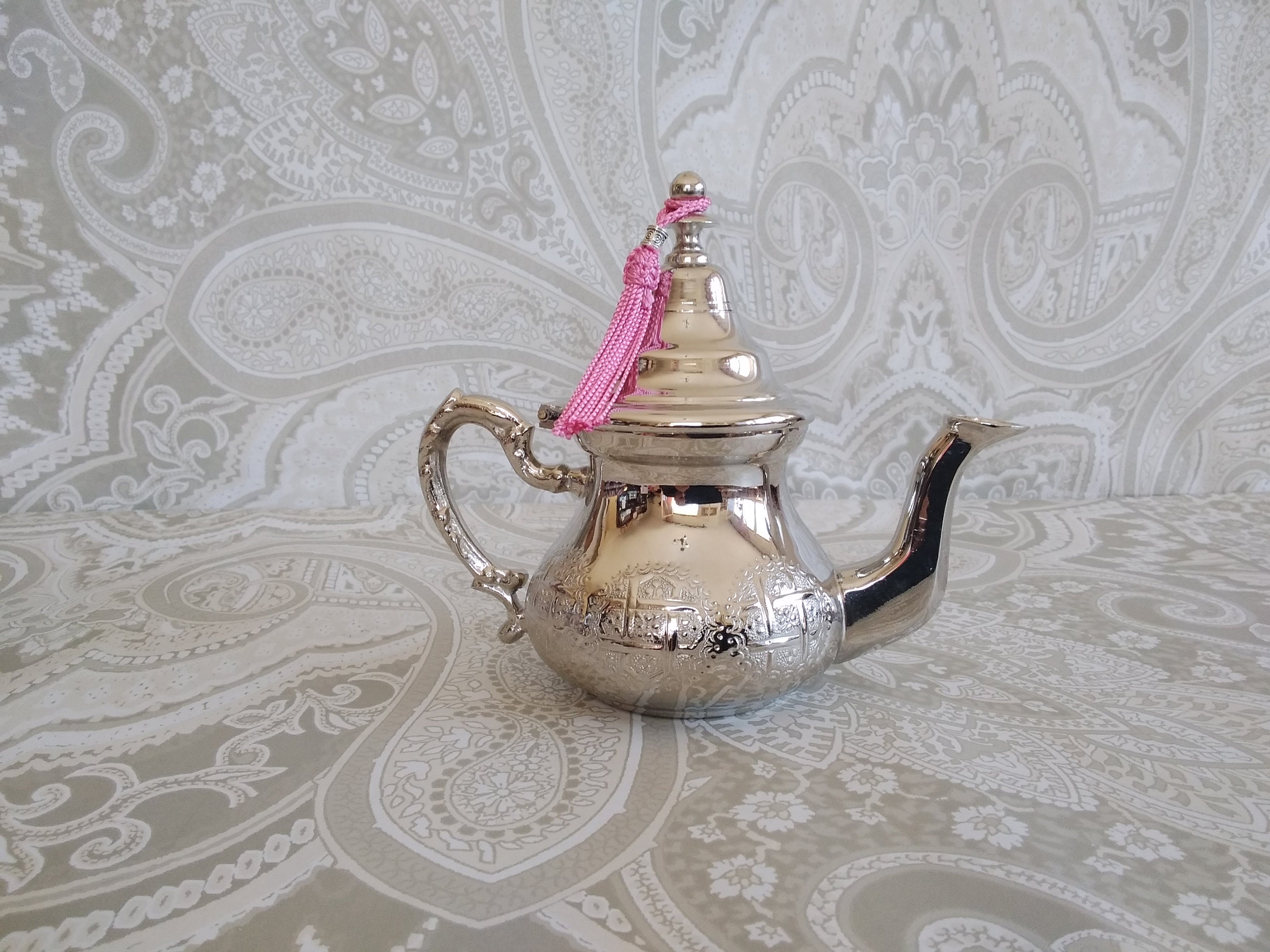 Authentic Small Moroccan Teapot Handmade Serving 320 Ml 3 Tea | Etsy