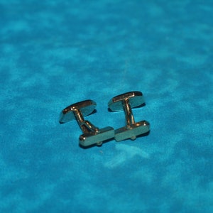 Swank Black Pair of Cufflinks - Etsy