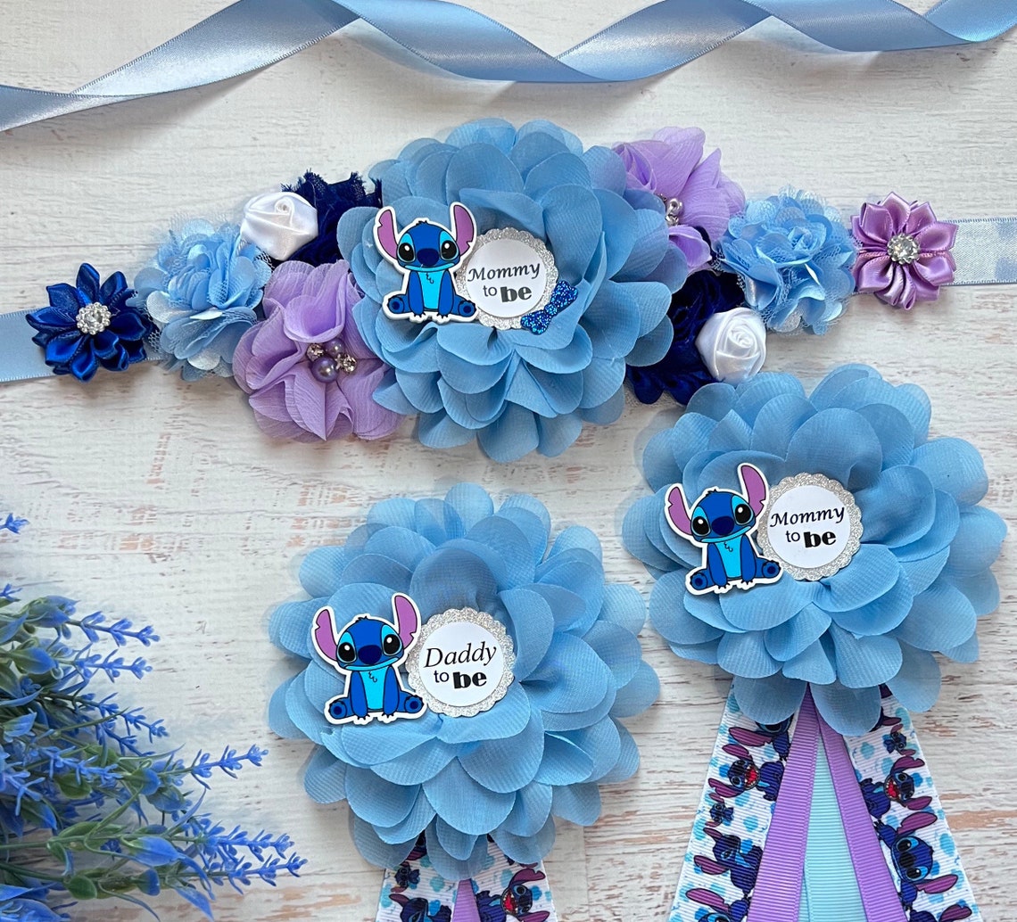 Lilo Baby Shower Sash Hawaiian Baby Shower Sash Lilo Maternity - Etsy