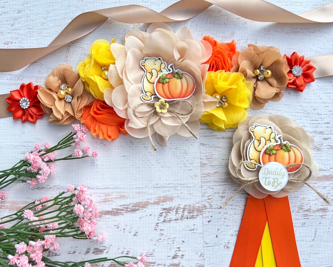 Pumpkin Winnie Pooh Baby Shower, Classic Winnie the Pooh Baby Shower ...