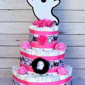 Ghost Diaper Cake Girl, Ghost Baby Shower Girl,halloween Baby Shower ...