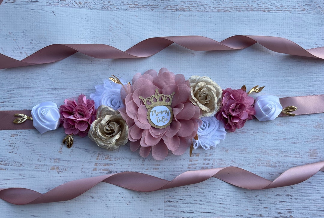 Princess Baby Shower Sash Girl ,princess Maternity Sash ,pregnancy Sash ...
