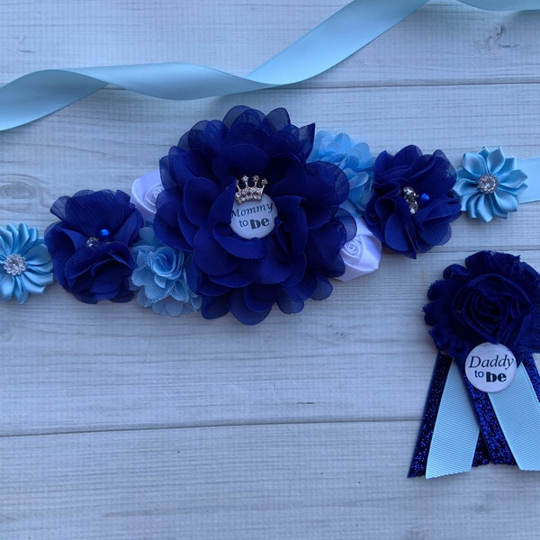 Royal Blue Sash - Etsy