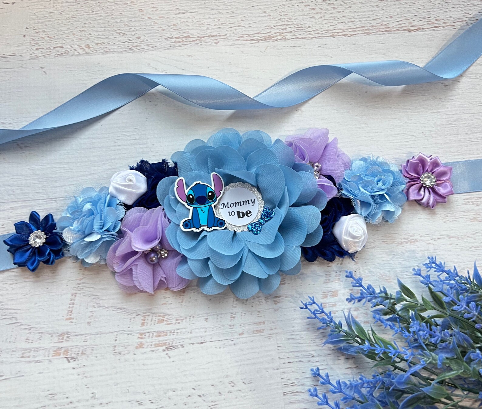 Lilo Baby Shower Sash Hawaiian Baby Shower Sash Lilo Maternity - Etsy