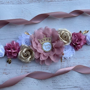 Princess Baby Shower Sash Girl ,princess Maternity Sash ,pregnancy Sash ...