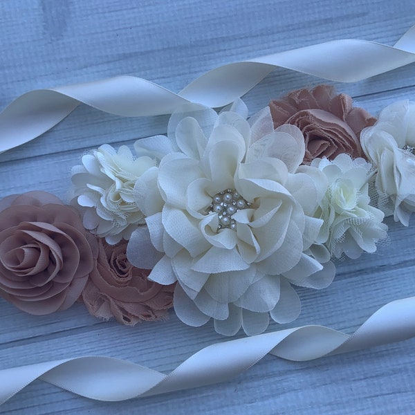 Cream Sash - Etsy