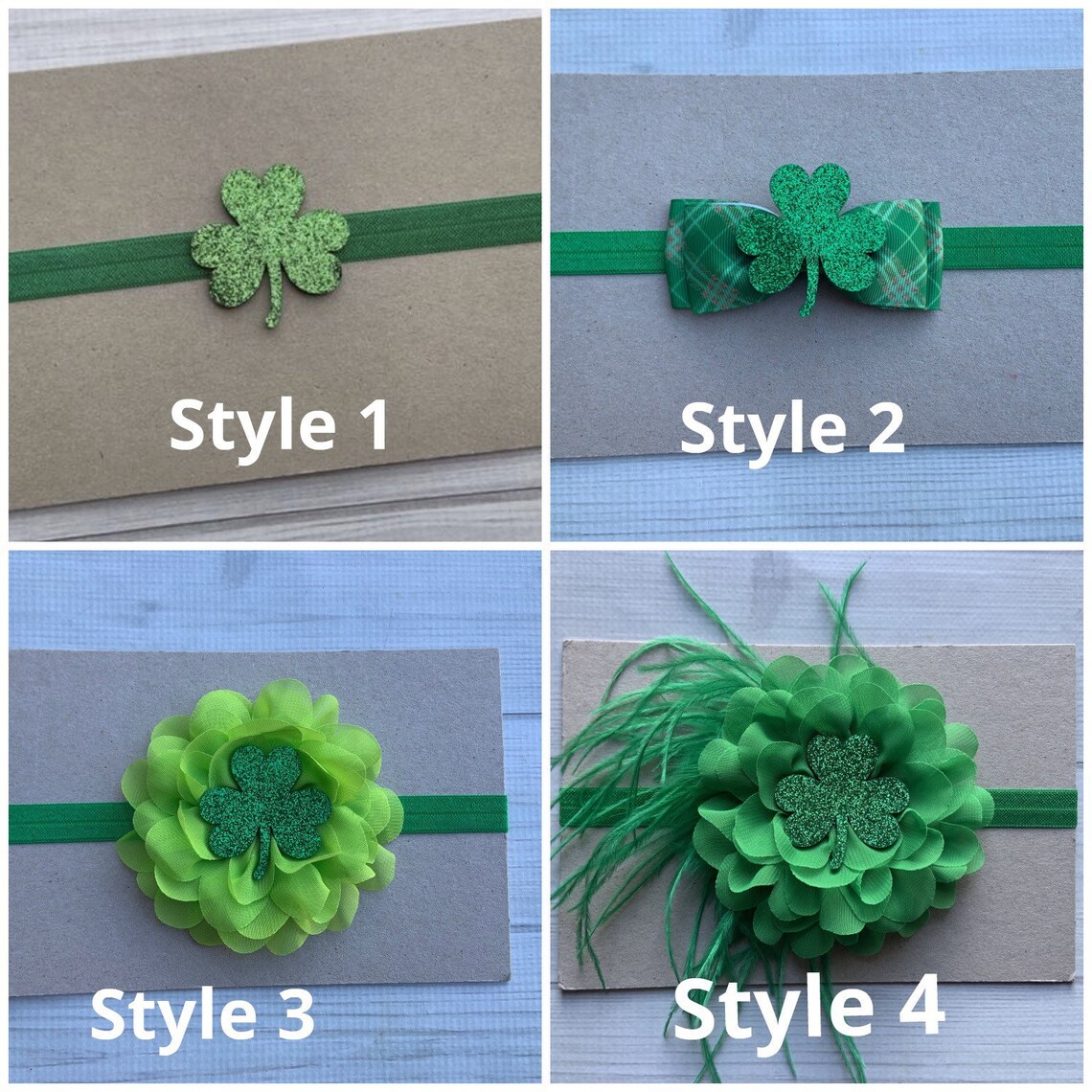 St Patricks Day Headband st Patrick Baby Headband Shamrock | Etsy