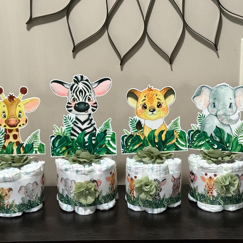 Safari Baby Shower Centerpiece - Etsy