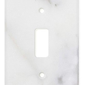 Real Natural Stones Italian Calacatta Gold Marble Switch Wall Plate ...