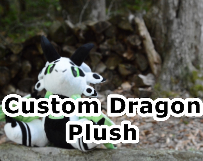 Custom Dragon Plush Cuddly Cute Plush Dragon Plush Custom - Etsy