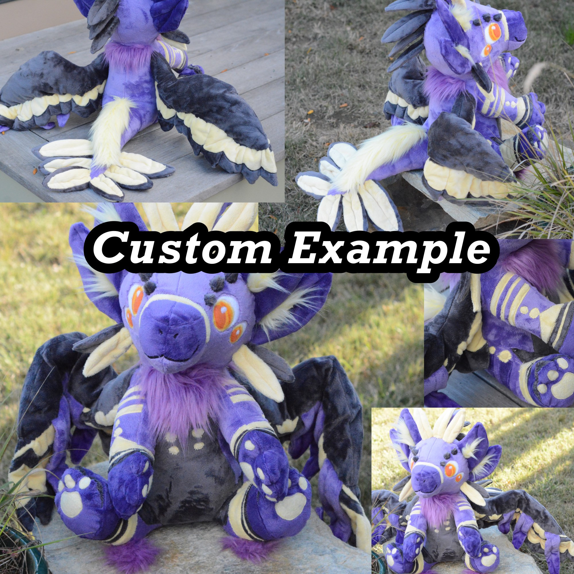 Custom Dragon Plush Cuddly Cute Plush Dragon Plush - Etsy