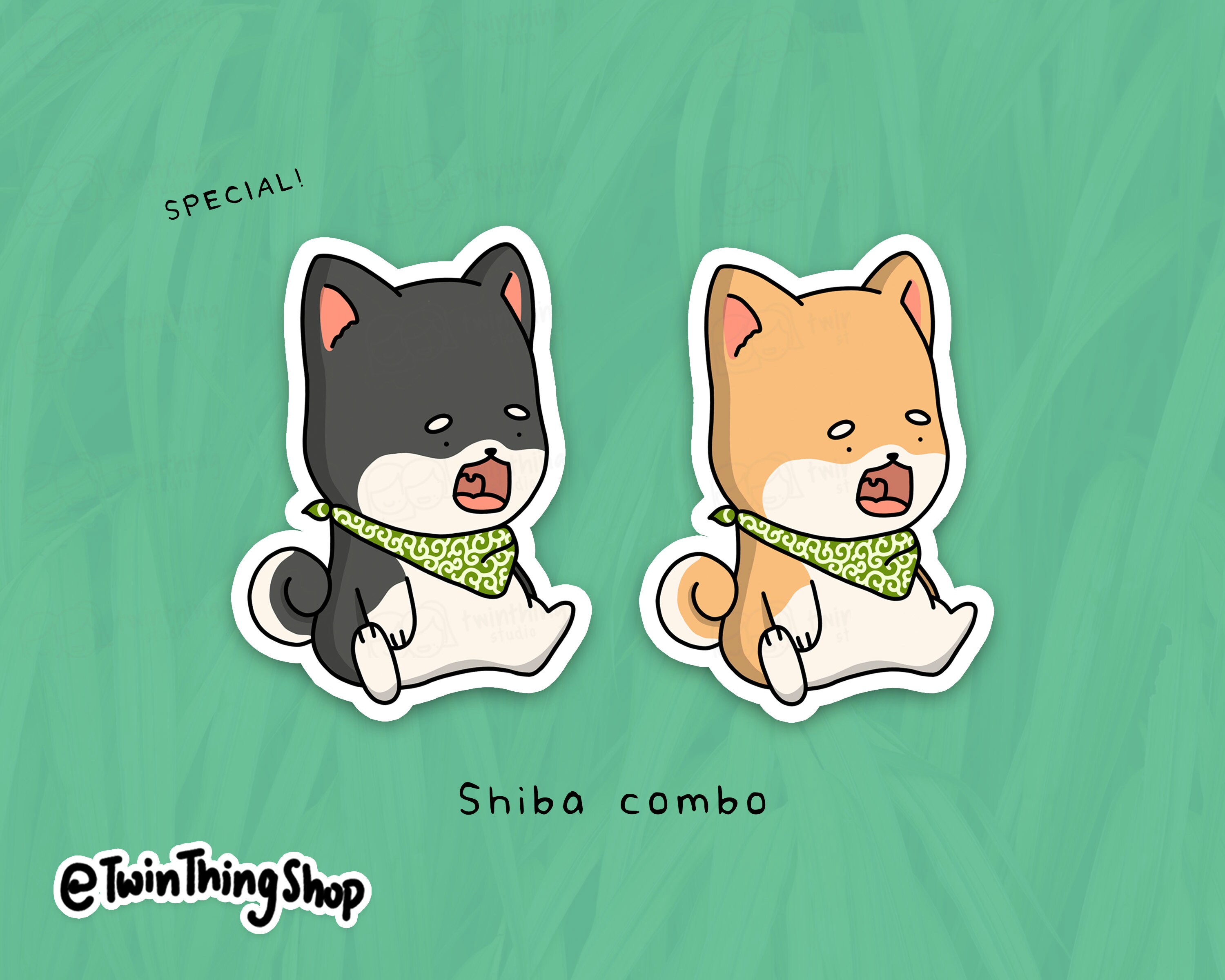 Puppy Dog Stickers Cute Chow Chow Shiba Frenchie - Etsy