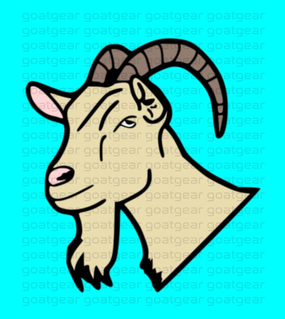 Goat Head SVG PNG Cartoon Cricut Cut Files Animal Barnyard - Etsy