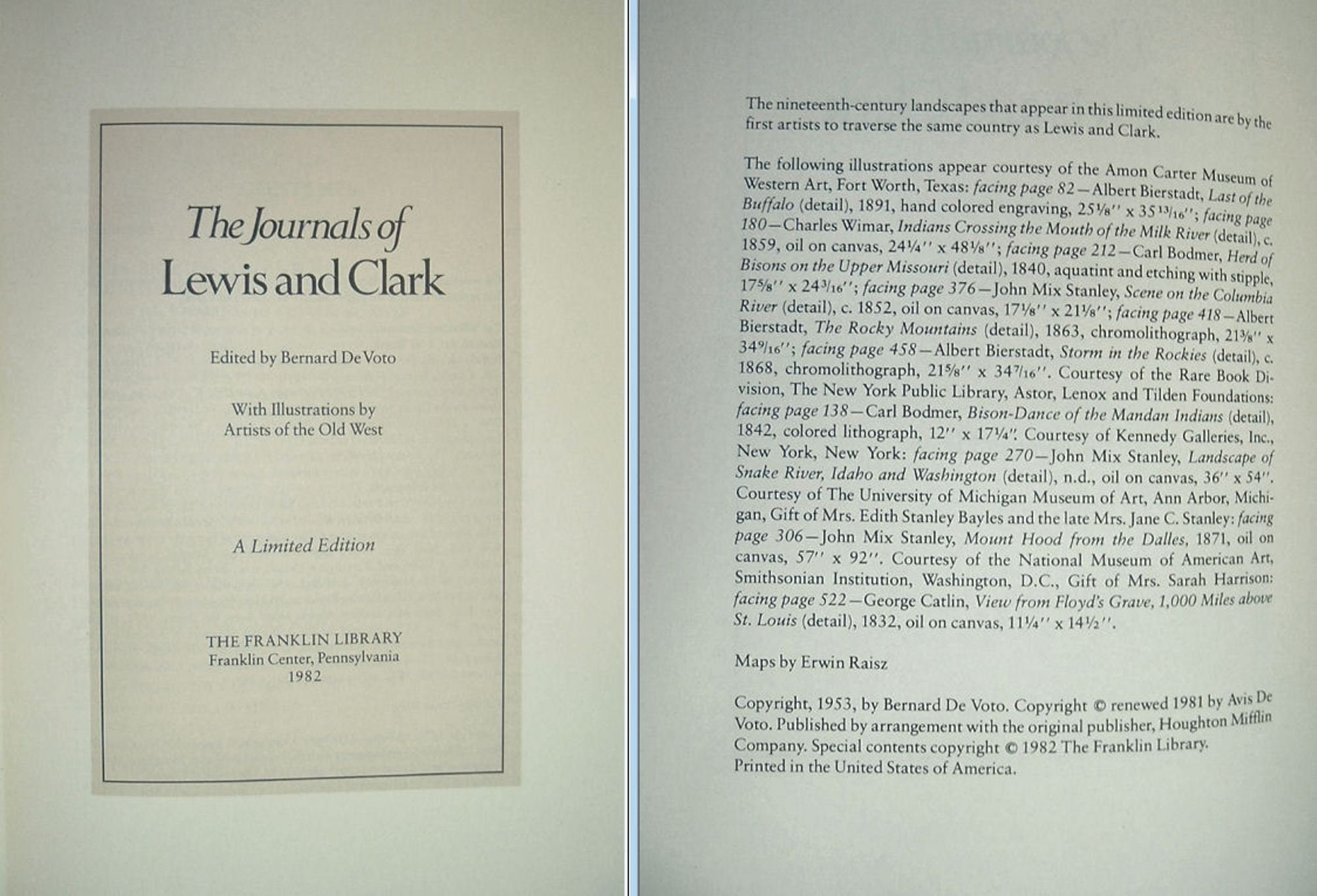 Lewis And Clark Journals