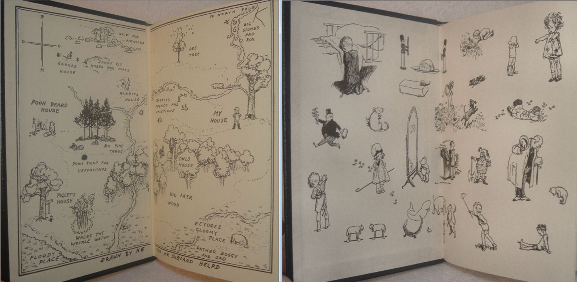 WINNIE the POOH by A.A Milne 4 Volume Set Easton Press Genuine | Etsy