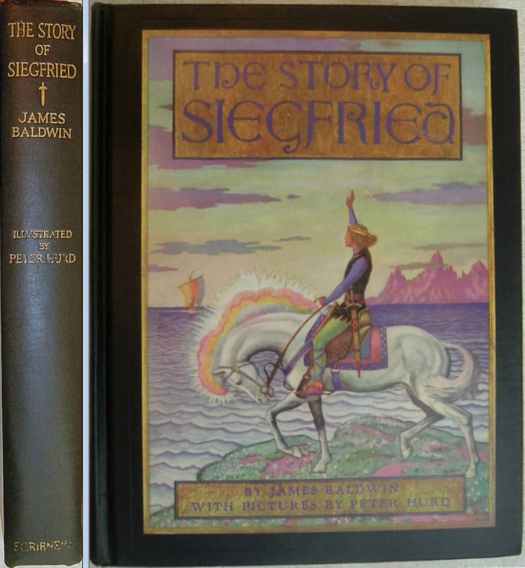 The Story of Siegfried by James Baldwin Illus by Peter Hurd - Etsy