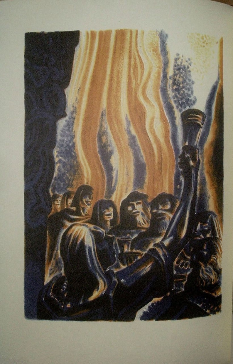 BEOWULF Illustrated by Lynd Ward Easton Press as New 2004 - Etsy