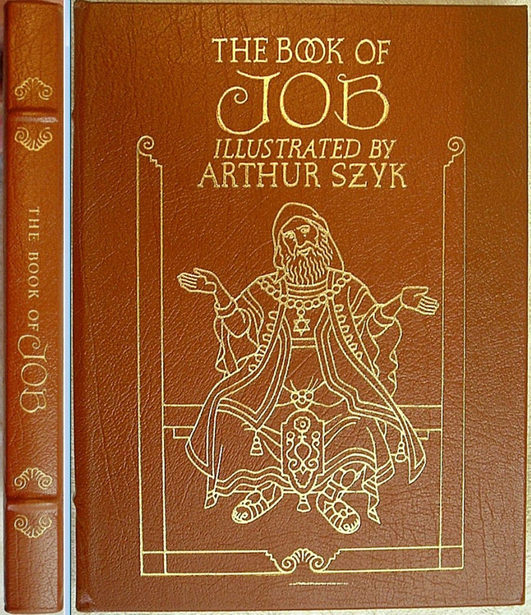The Book of Job Illustrated by Arthur Szyk Easton Press Leather 1974 - Etsy