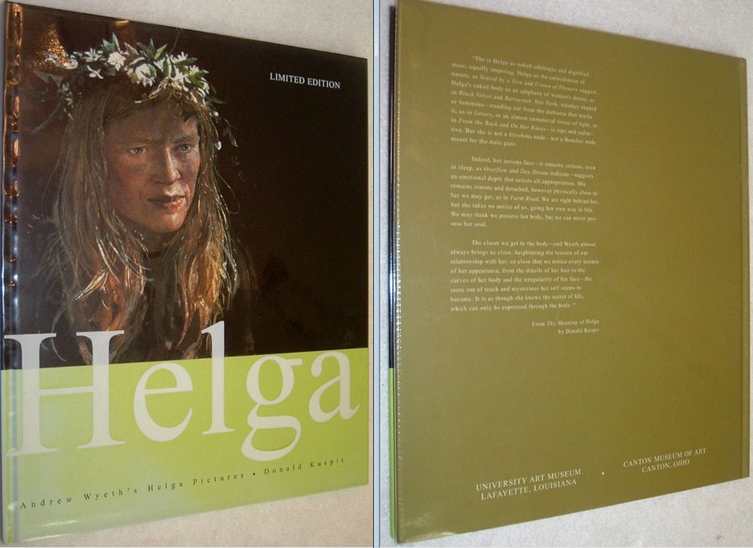 Andrew Wyeth's Helga by Donald Kuspit Limited Edition as New 2004 - Etsy