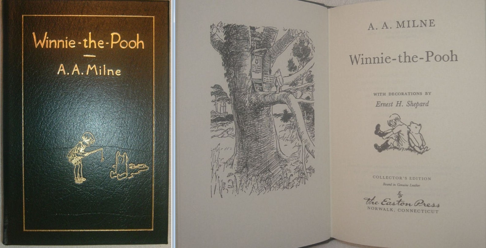 WINNIE the POOH by A.A Milne 4 Volume Set Easton Press Genuine | Etsy