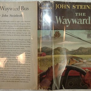 THE WAYWARD BUS by John Steinbeck Viking Press First Edition 1947 - Etsy