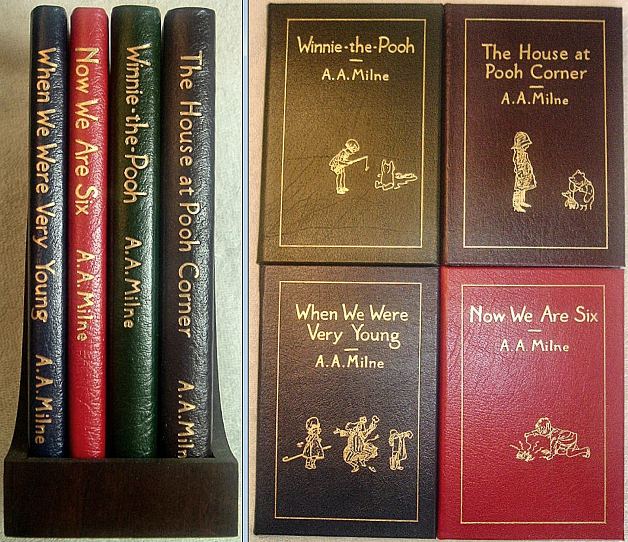 WINNIE the POOH by A.A Milne 4 Volume Set Easton Press Genuine | Etsy