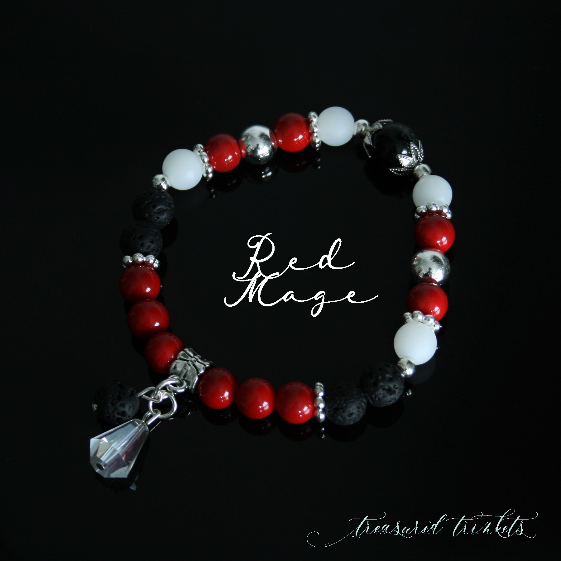FFXIV Job Inspired Bracelets Red Mage - Etsy