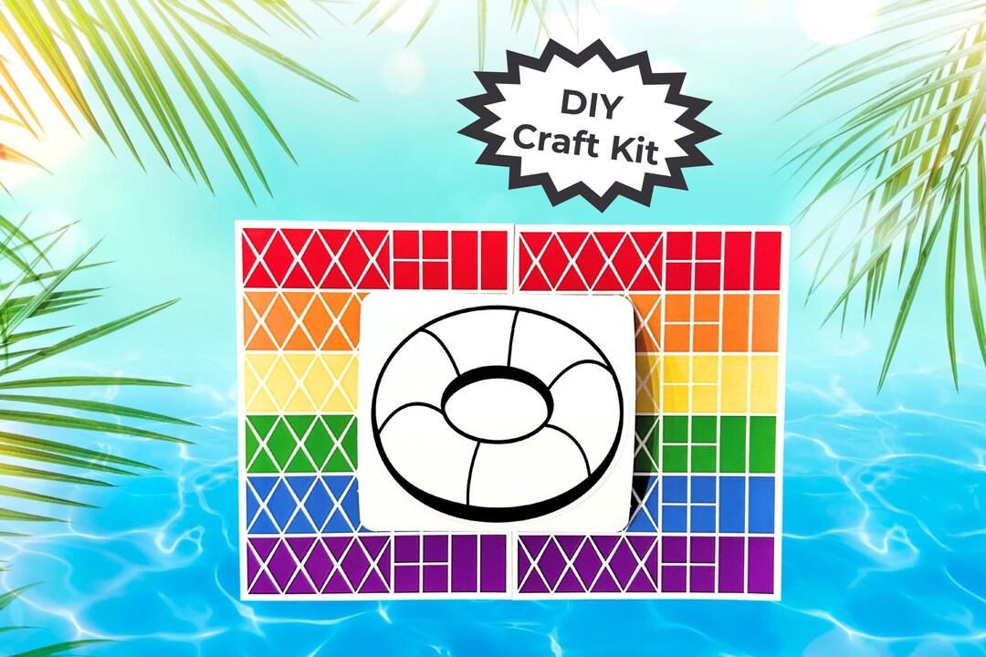 Summer Pool Float Craft Kit – DIY Summer Activity for Kids & Adults ...