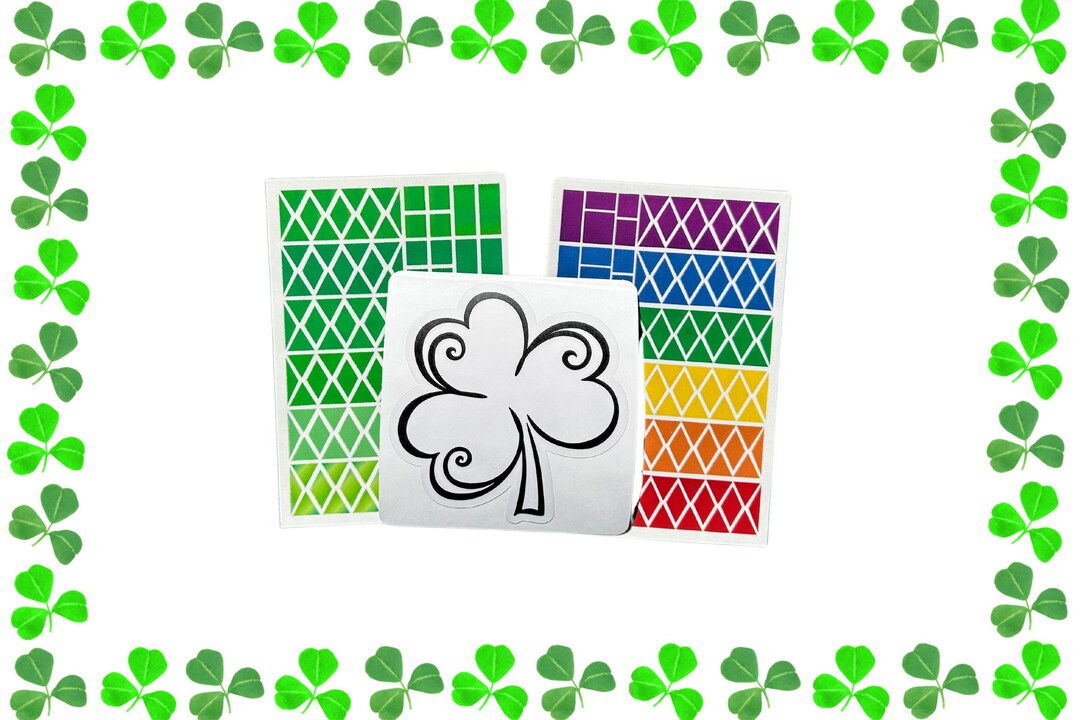 Shamrock St Patrick's Day Suncatcher Kit, St Patrick's Day DIY Art ...