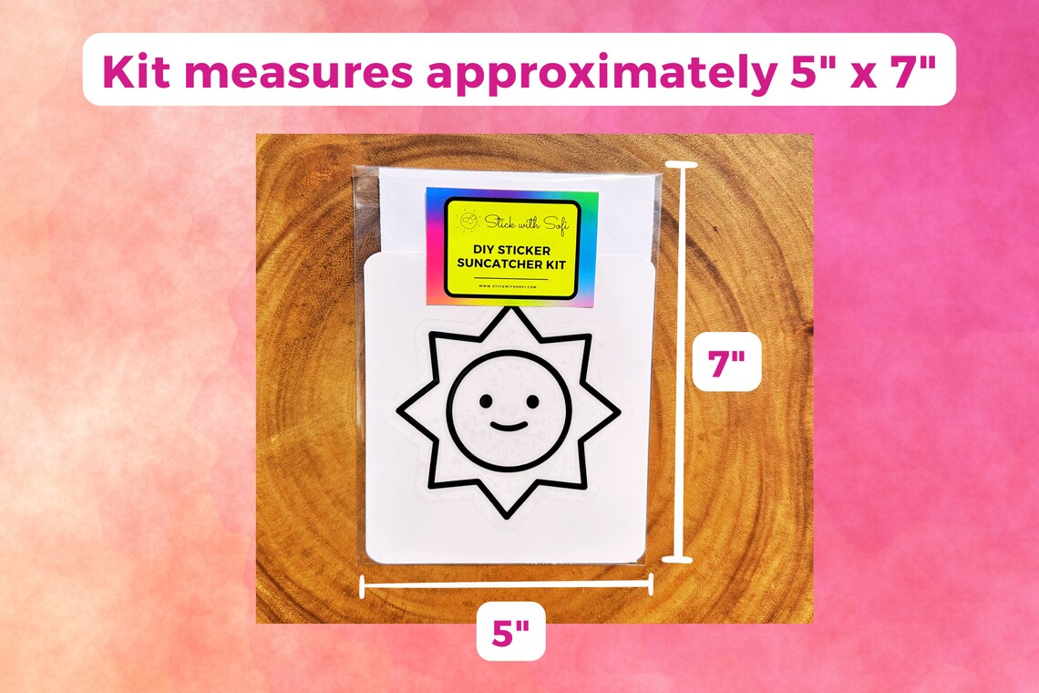 Sunshine Suncatcher Kit Arts and Crafts Summer Art Project Craft Kit ...