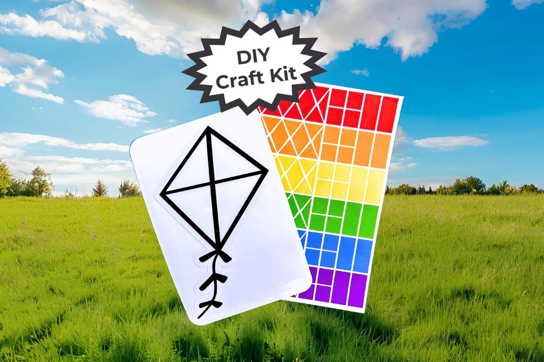 DIY Kite Window Art Kit – Fun Summer Craft for Kids - Summer Party ...