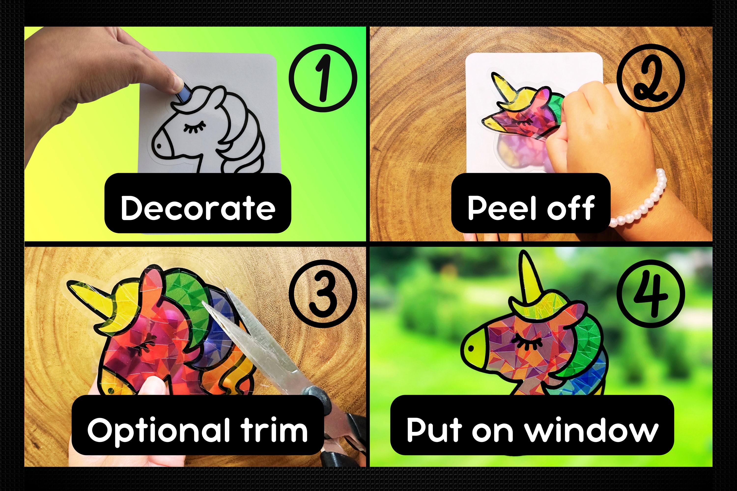 Sunshine Suncatcher Kit Arts and Crafts Summer Art Project Craft Kit ...