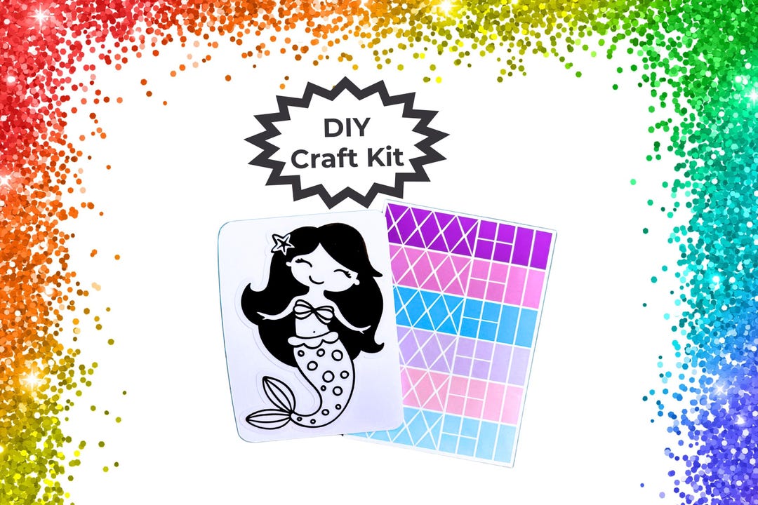 Mermaid Craft & Party Activity for Kids - Ocean Art Project - DIY ...