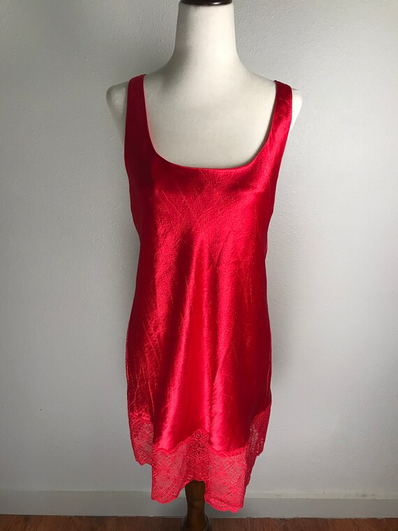 Victoria’s Secret lipstick red slip/dress - Gem
