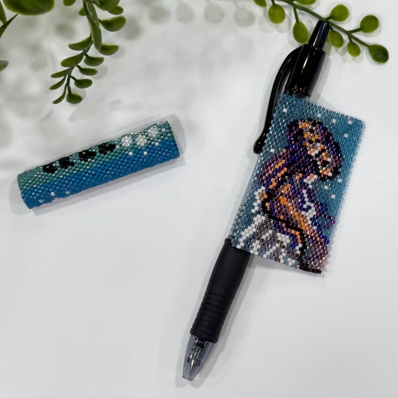 Beaded Pen Covers - Etsy