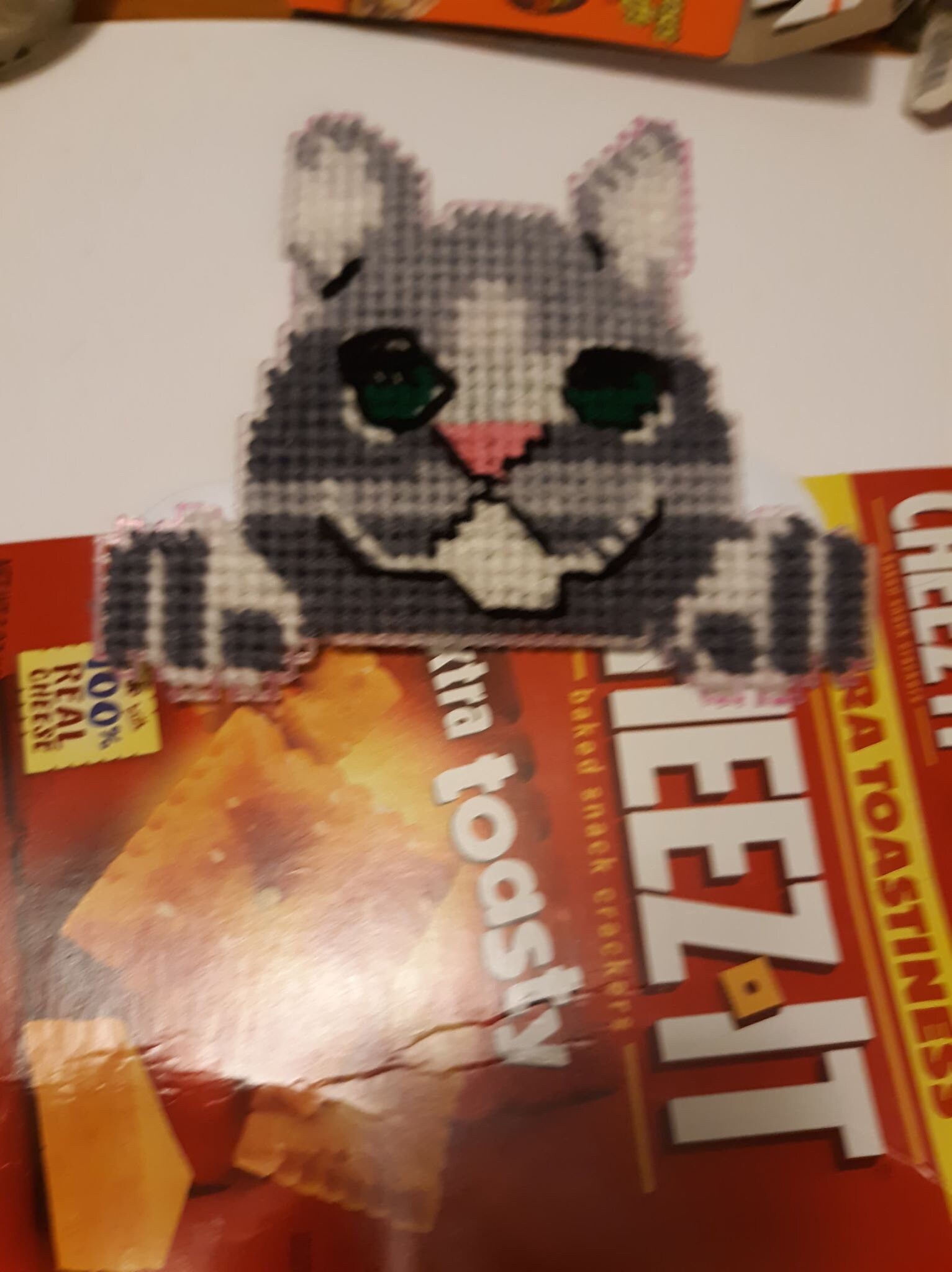 Plastic Canvas Princess Chip Clip, Cat Chip Clip, Animal Chip Clip, - Etsy