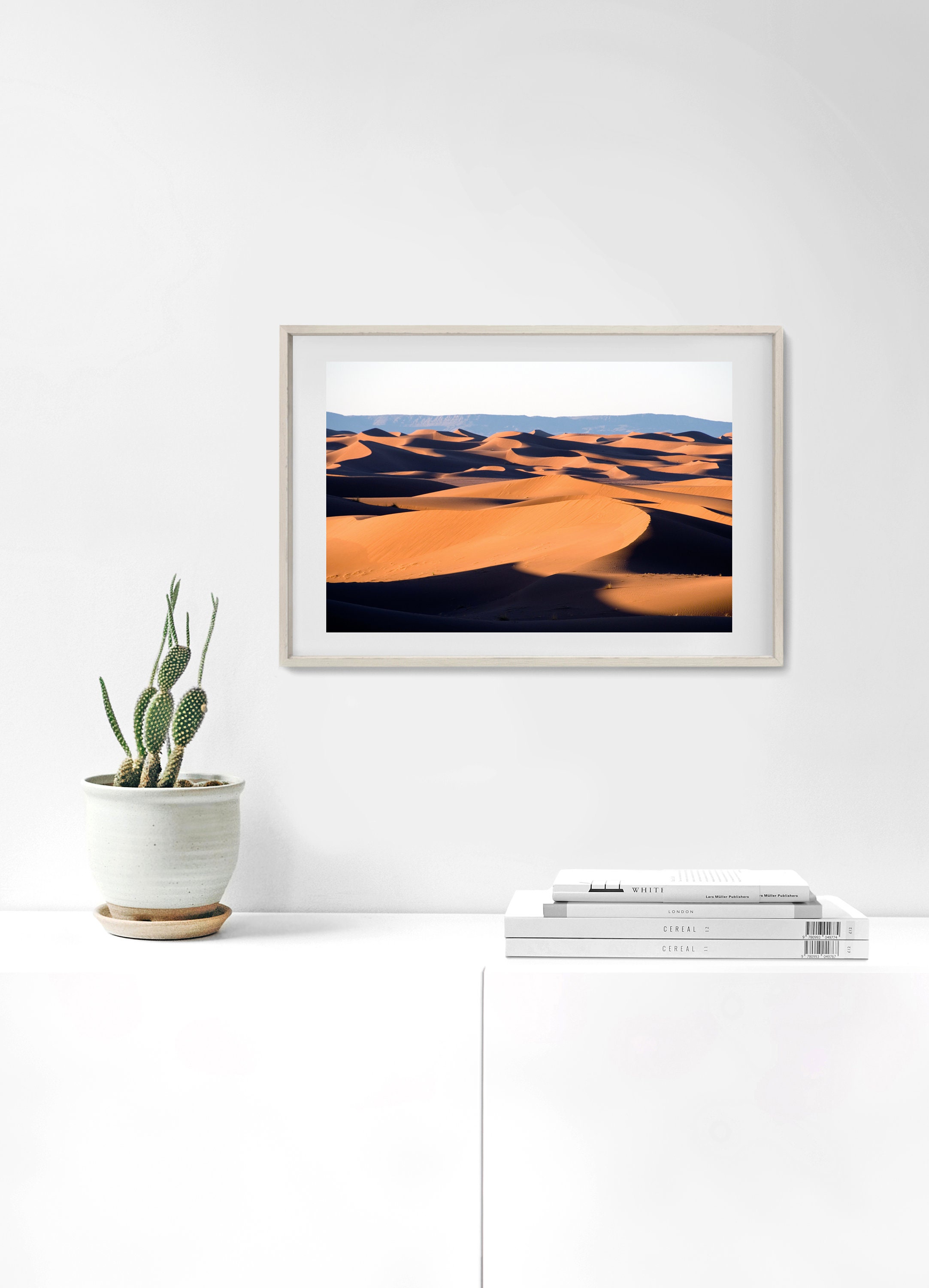Morocco Sand Dunes Print, Sahara Desert Wall Art, Landscape Print ...
