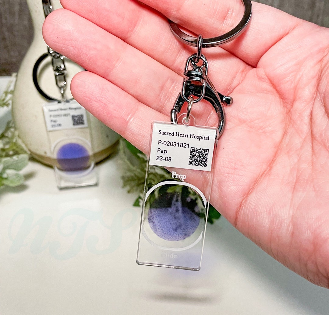 Pap Smear Clear Acrylic Printed Histology Keychain - 2" - Etsy
