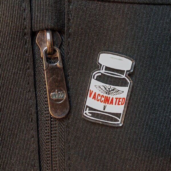 Covid Vaccine Pin - Etsy