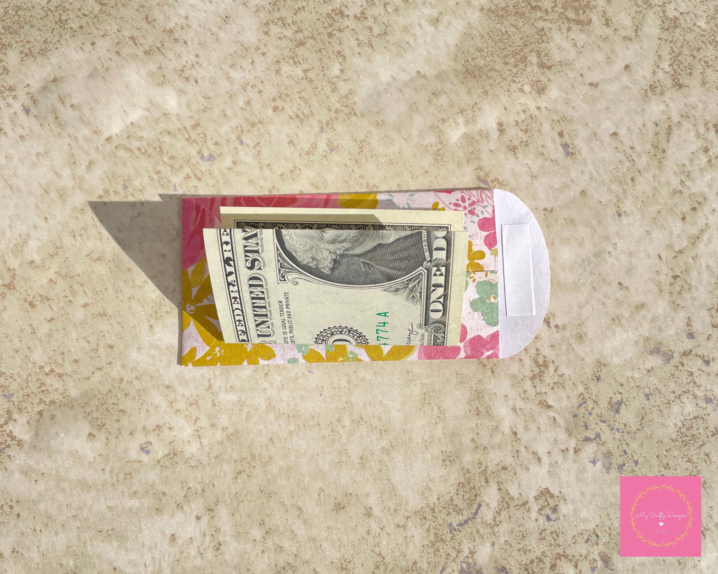 Custom Sealable Cash Paper Envelopes Set 4 X 2. Random Design Money ...