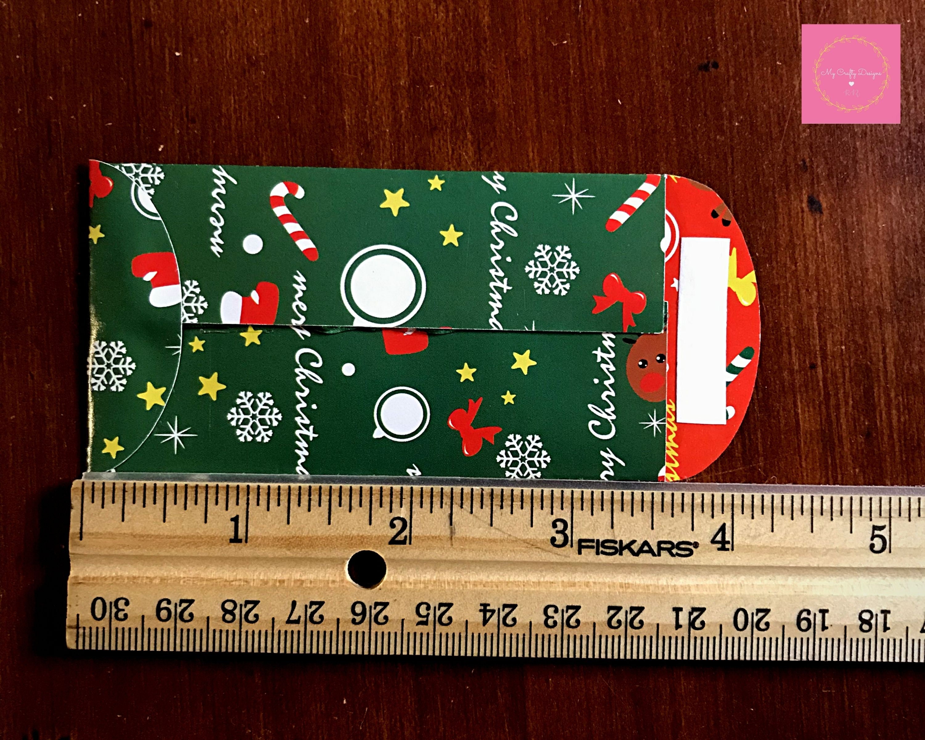 Sealable Christmas Cash Paper Envelopes Set. Christmas Money Paper ...