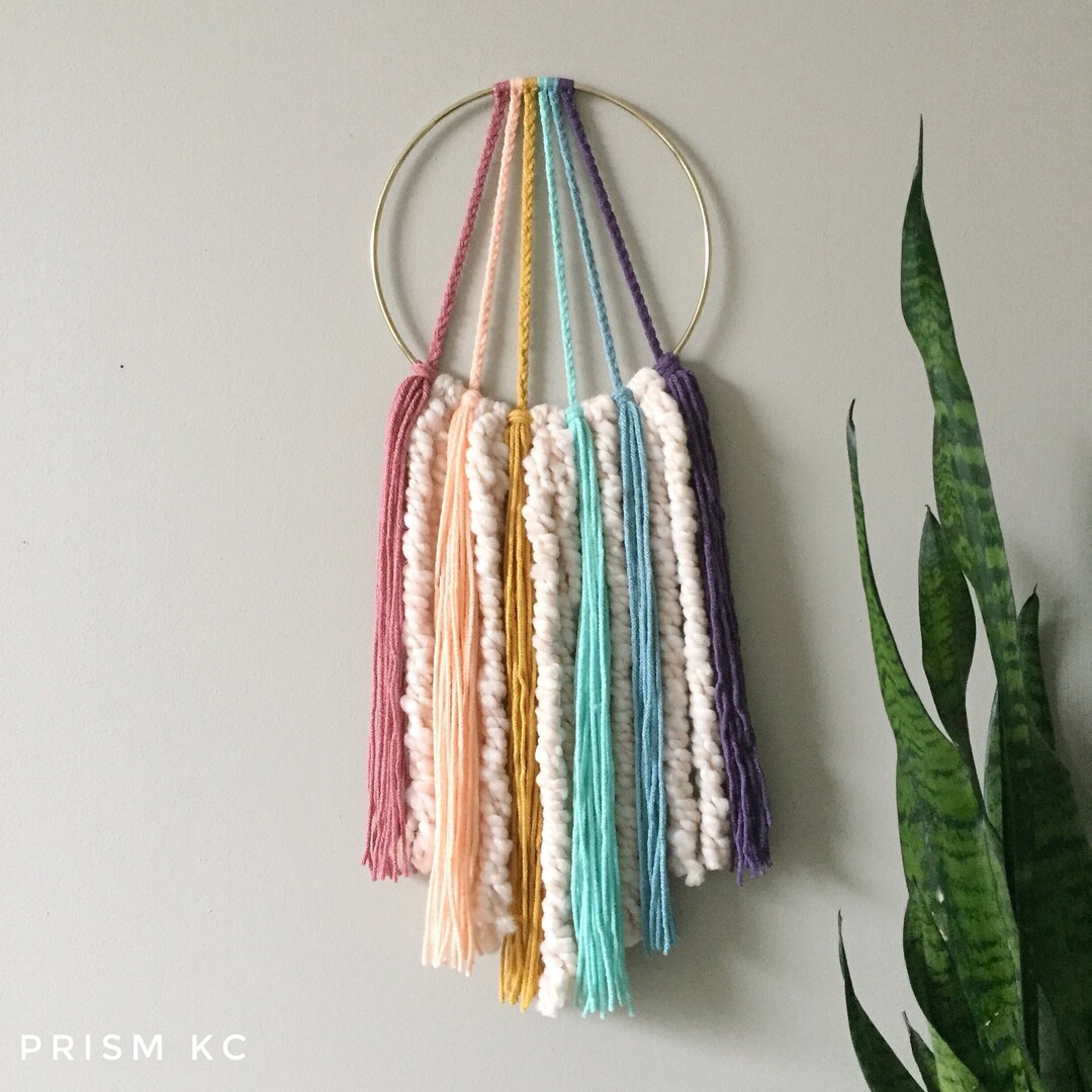 Rainbow Wall Hanging - Etsy