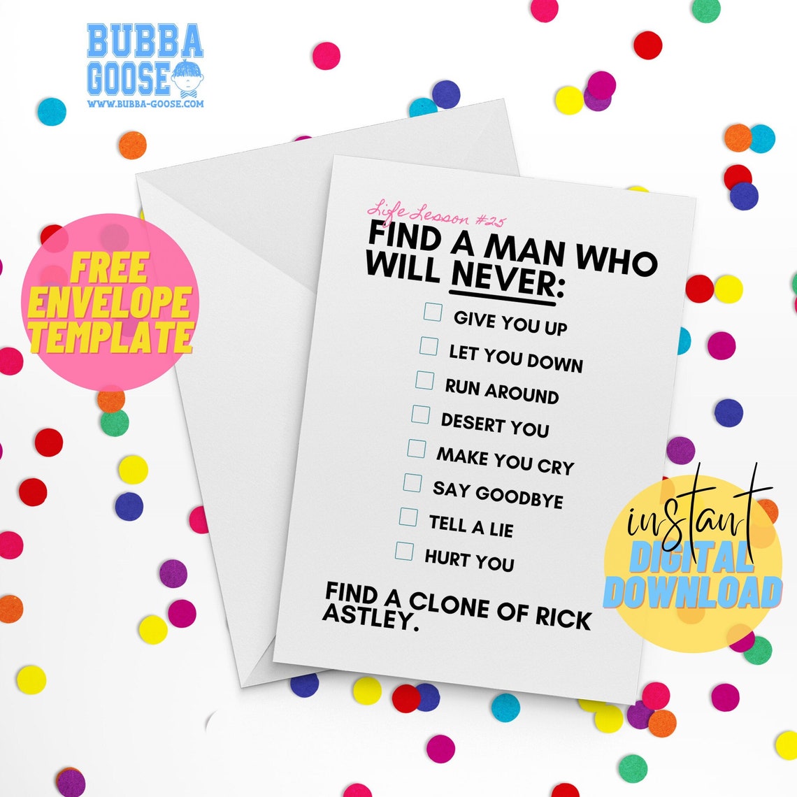 PRINTABLE Break-up Card for Her Funny Birthday Card DIGITAL | Etsy