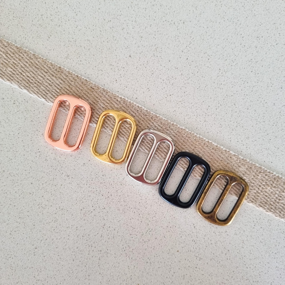 Rounded Tri Glide - Bag Hardware - Strap Adjuster Buckle Slide Keeper ...