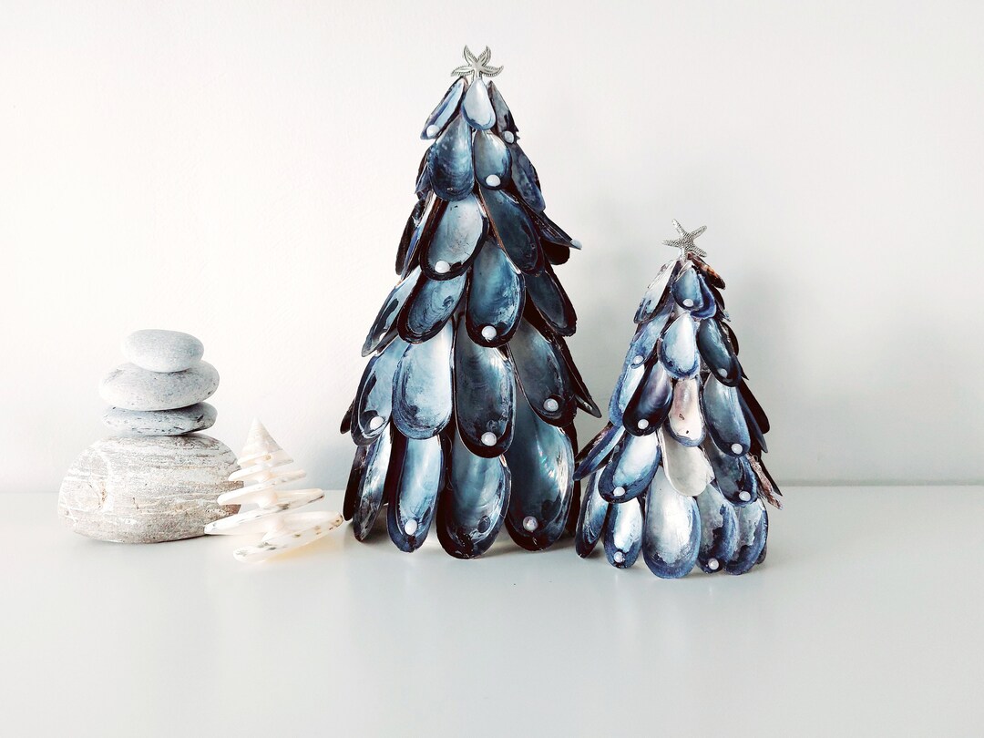 Mussel Shell Tree, Coastal Home Decor, Coastal Tree, Handcrafted Tree ...