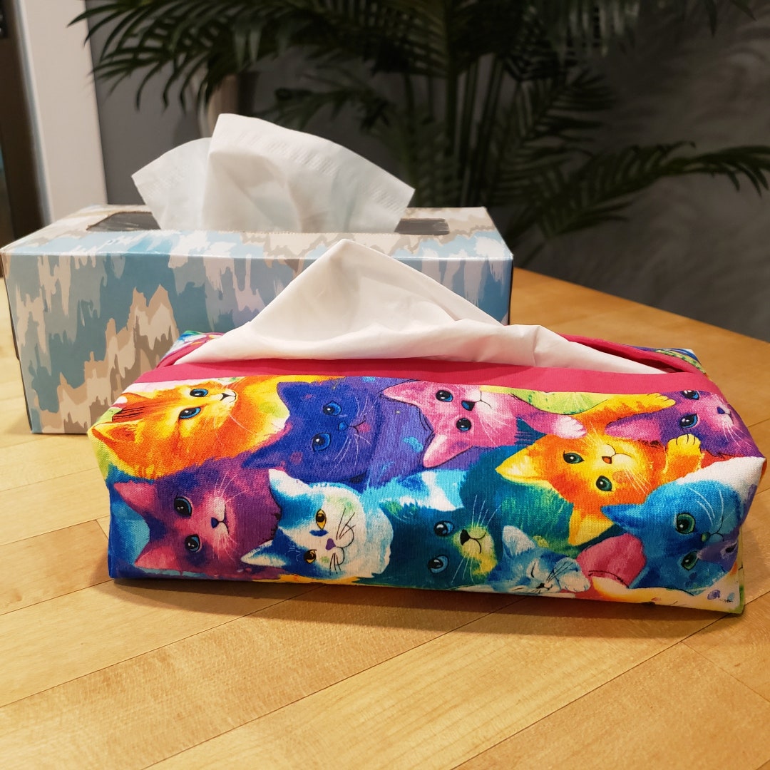 Tissue Holder for Cat-lovers - Standard Size Tissue Pack - Etsy