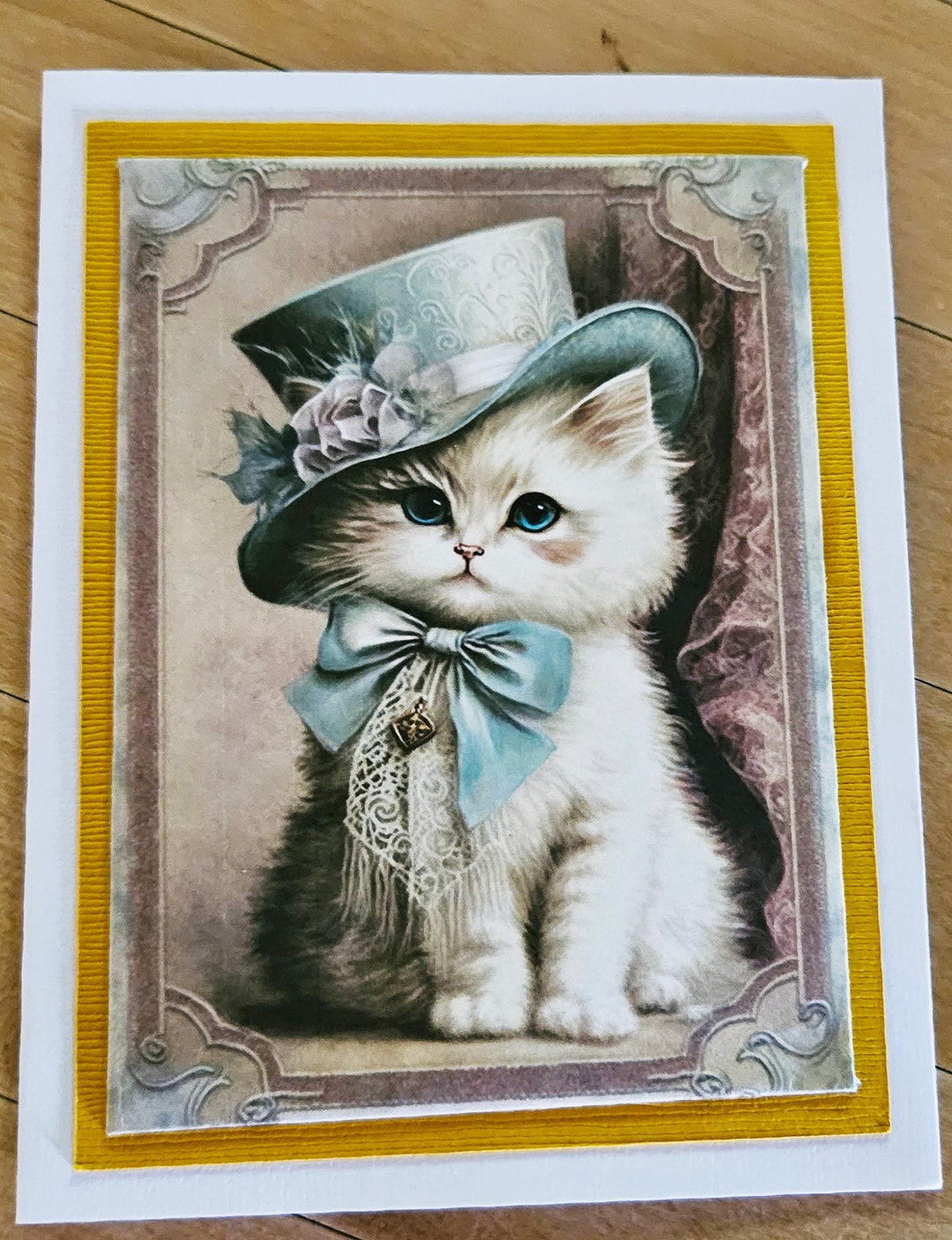 Kitty-lover Greeting Cards A Variety of Elegant Vintage Kitties ...