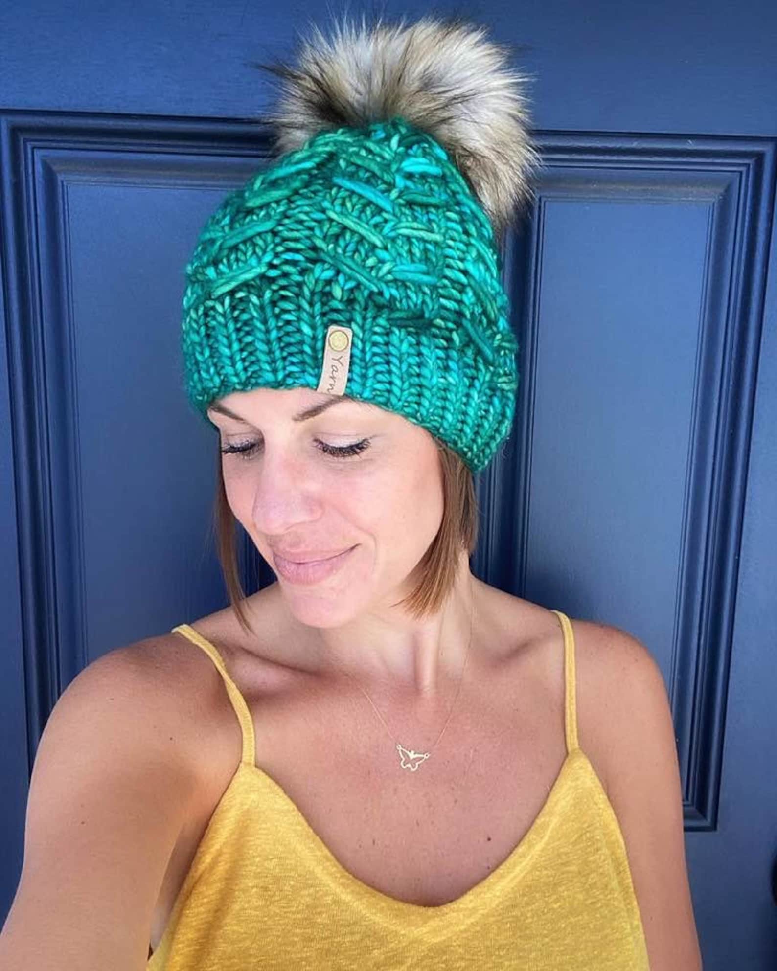 Painted Lady Beanie Knit Pattern - Etsy