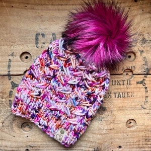 Painted Lady Beanie Knit Pattern - Etsy